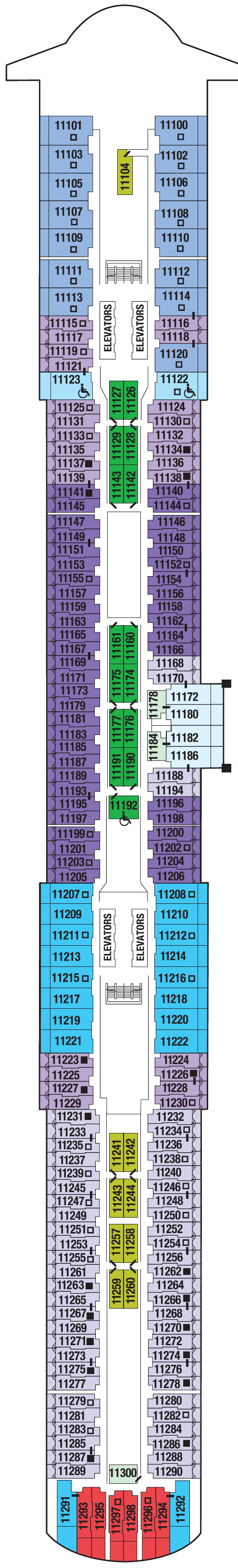 Celebrity Beyond Deck Plan | Celebrity Cruises | ROL Cruise | DECK TWO