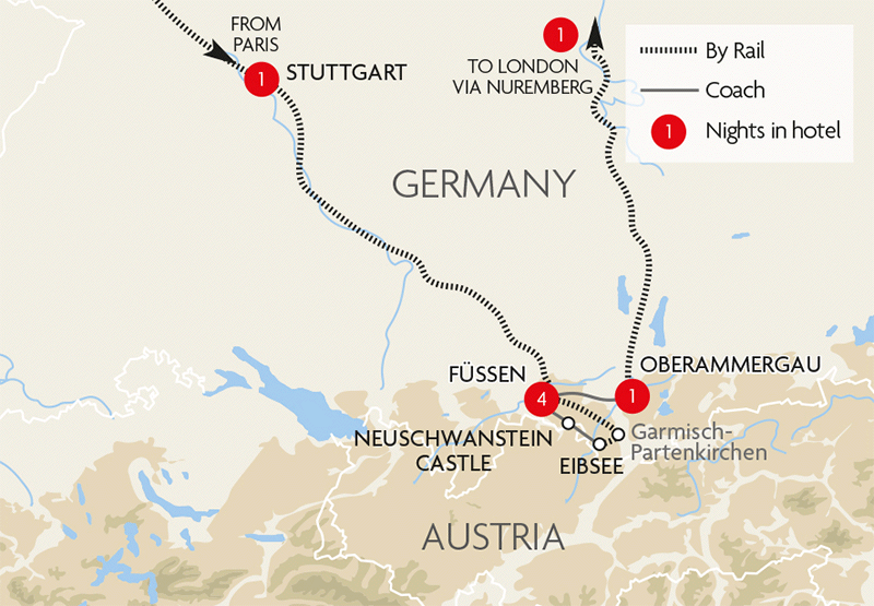Great Rail Journeys Oberammergau & the Castles and Lakes of Bavaria 2020
